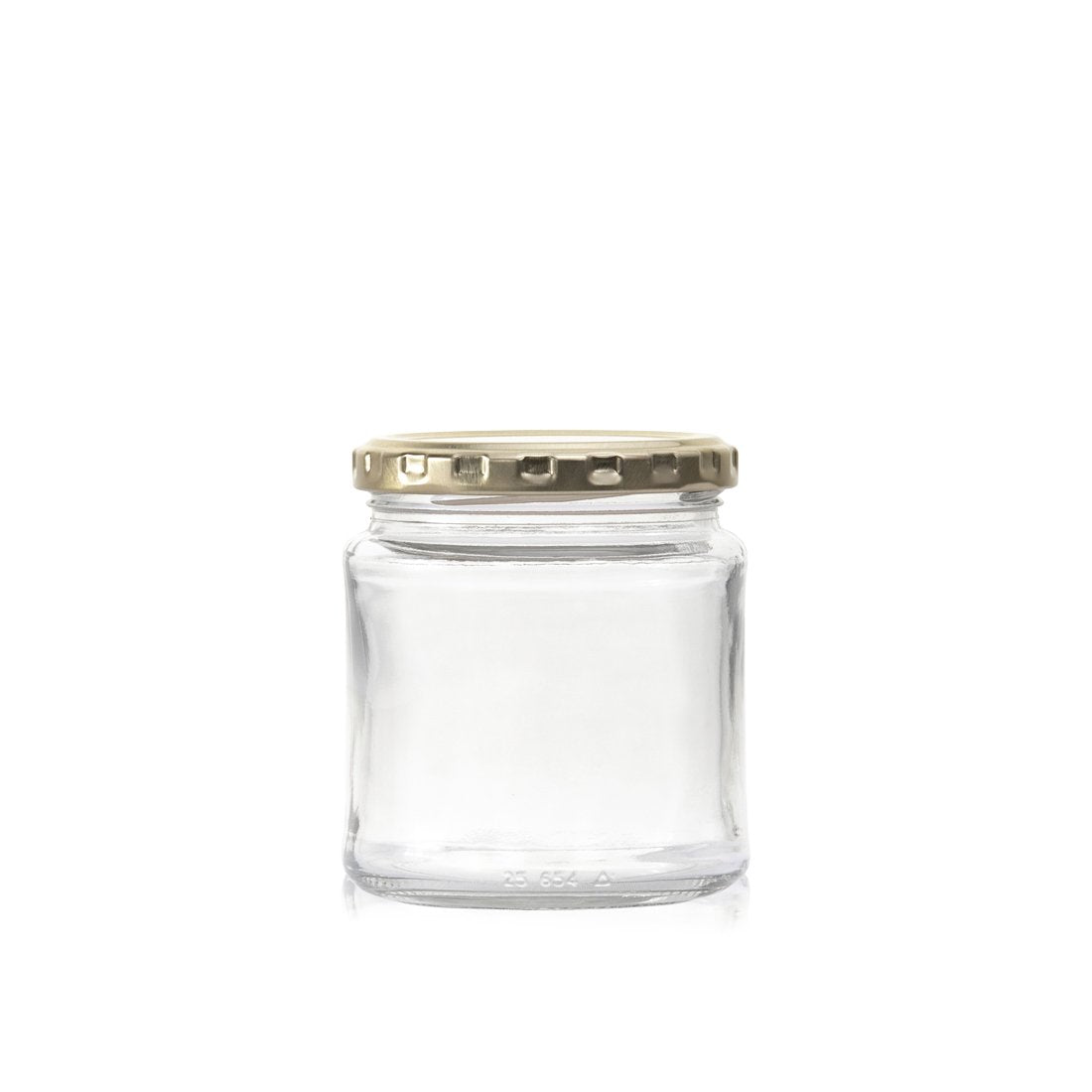 Consol Glass Jam Jar 291ml with Gold lid (24 Carton Pack) — The Consol ...