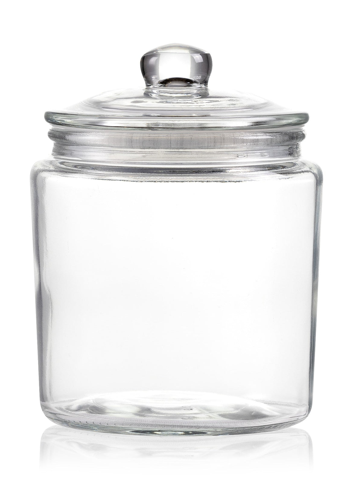 Jar Small 1000ml (1L) With Glass Lid and Plastic Seal — The Consol Shop ...