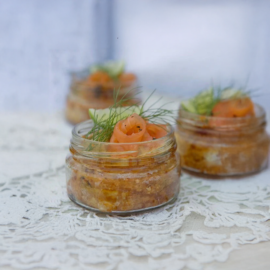 Consol Glass Farrago Jar 250ml with Gold lid (24 Carton Pack) — The ...